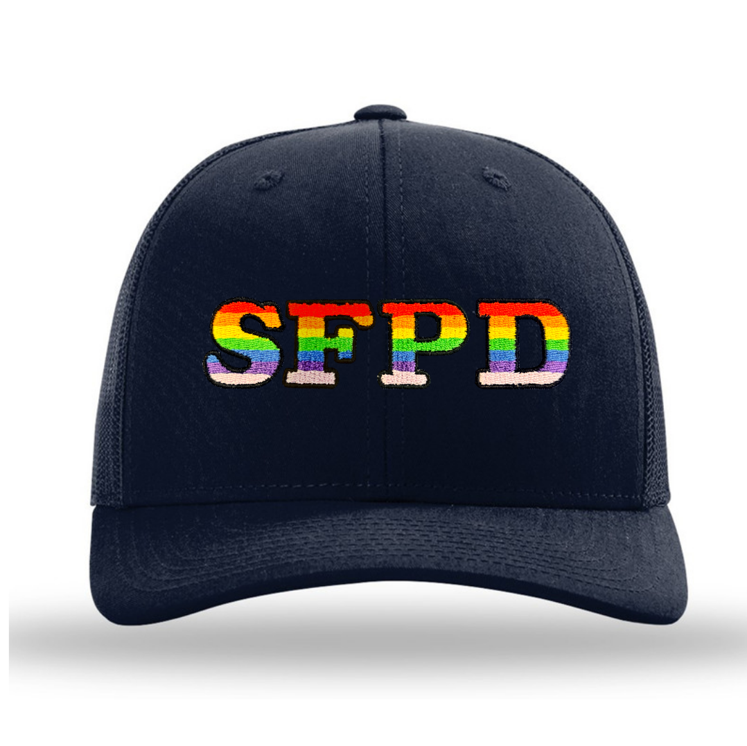 SFPD Pride 9FIFTY Mesh Snap Back – FN Simple Uniforms